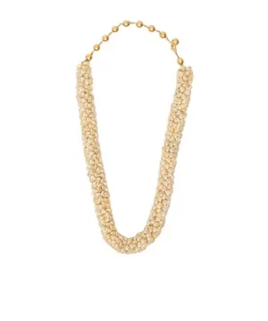 Valentino Garavani Gold Tone And Pearl Necklace
