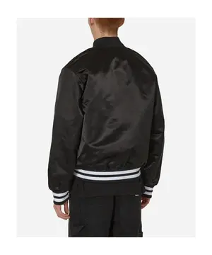 Carhartt Work In Progress Bomber Jacket With Logo Embroidery