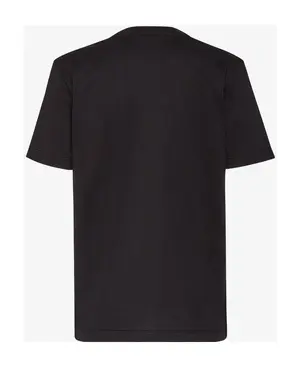 Fendi Cotton T-shirt With Embellished Logo