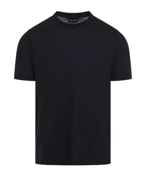 Giorgio Armani Short-sleeved Knitted T-shirt