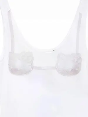 Gcds X Hello Kitty Crystal-embellished Mini Dress