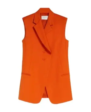 Sportmax Sleeveless Double-breasted Suit Jacket