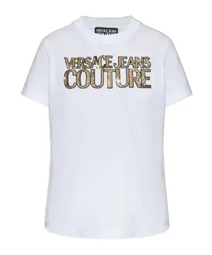 Versace Logo Embellished Top