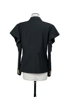 Sacai Double-breasted Suit Jacket With Long Sleeves