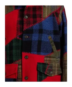 Polo Ralph Lauren Patchwork Corduroy-collar Jacket - Black