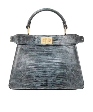 Fendi Peekaboo Iseeu Petite Shoulder Bag - Gray