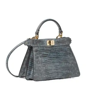 Fendi Peekaboo Iseeu Petite Shoulder Bag - Gray