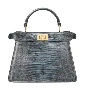 Fendi Peekaboo Iseeu Petite Shoulder Bag - Gray