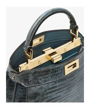 Fendi Peekaboo Iseeu Petite Shoulder Bag - Gray