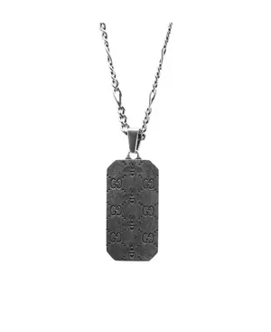 Gucci Logo Pendant Necklace
