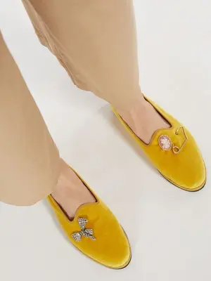 Max Mara Embellished Ballet Flats