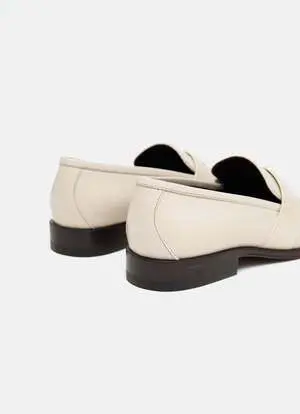 Celine Malaquais Triomphe Loafer In Polished Bull