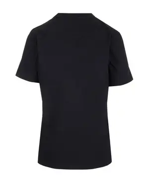 MSGM Logo Print Crewneck T-shirt