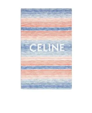 Celine Beach Fouta In Multi-stripe Cotton - Multicolor