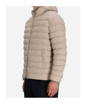 Herno Quilted Hooded Jacket - Nude