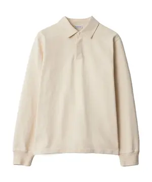 Burberry Cotton Long-sleeve Polo Shirt