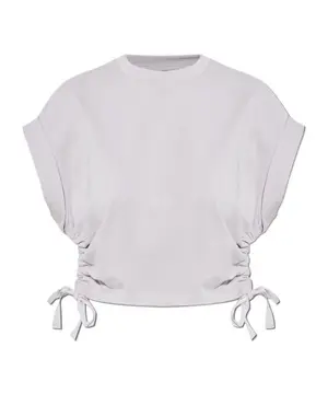ALLSAINTS Ruched Tie-side Cropped Top - No