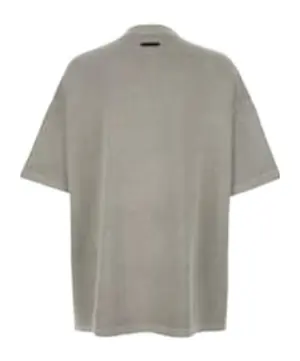 Fear Of God Logo Oversized T-shirt - Gray