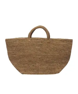 IBELIV Woven Top Handle Bag