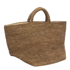 IBELIV Woven Top Handle Bag
