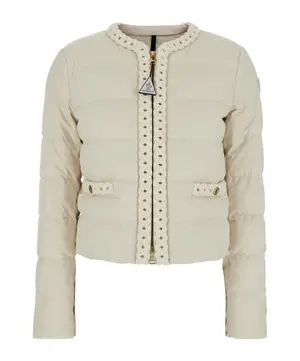 Moncler Braid-trimmed Quilted Jacket - No
