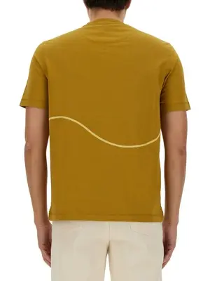 Paul Smith Logo Detailed Crewneck T-shirt - Brown
