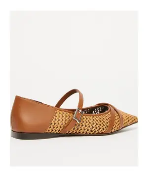 Max Mara Buckled Pointed Toe Flats