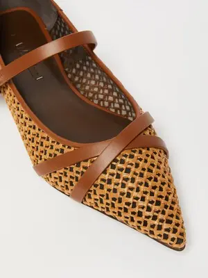 Max Mara Buckled Pointed Toe Flats
