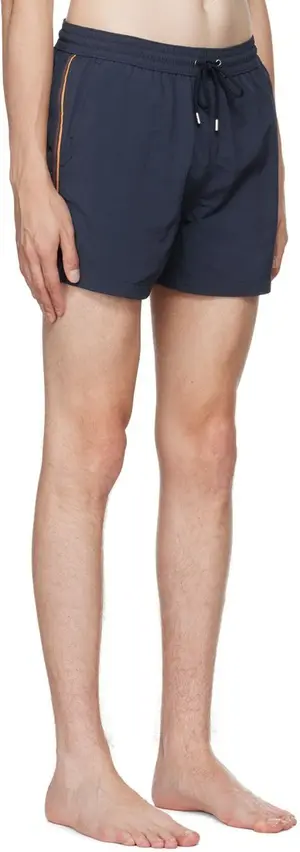 Paul Smith Swim Shorts With Stripe Trim