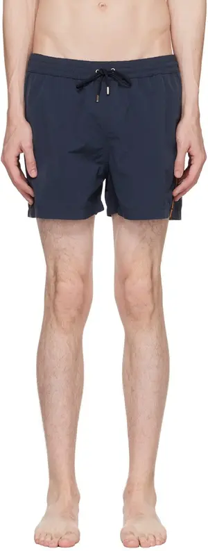 Paul Smith Swim Shorts With Stripe Trim