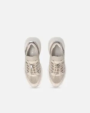Pinko Ariel Lace-up Sneakers - Nude