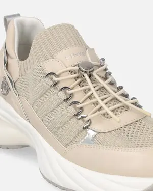 Pinko Ariel Lace-up Sneakers - Nude