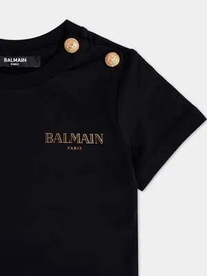 Balmain Logo Embellished T-shirt