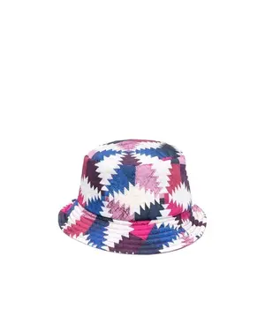 Isabel Marant Étoile Color Block Printed Bucket Hat - Multicolor