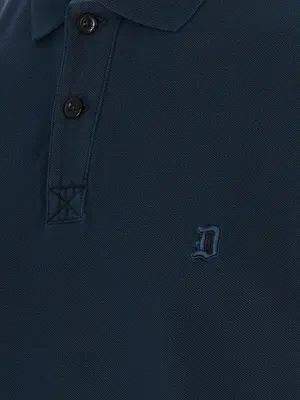 DONDUP Embroidered-logo Polo Shirt - Black