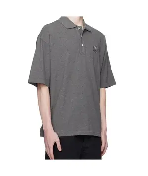 Maison Kitsuné Fox Patch Relaxed Polo Shirt