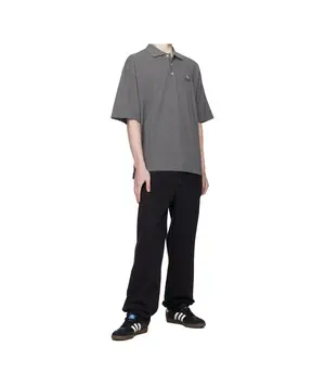 Maison Kitsuné Fox Patch Relaxed Polo Shirt