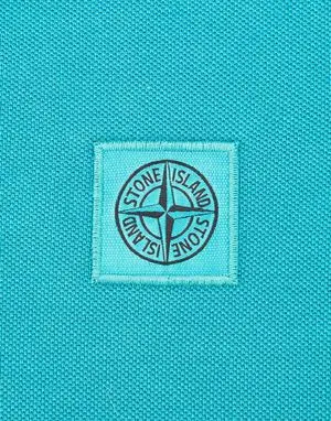 Stone Island Compass Appliqué Cotton Polo Shirt