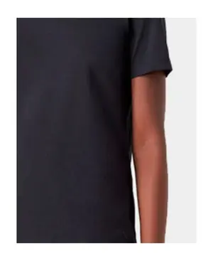 Emporio Armani Round Neck Short Sleeve T-shirt - Black