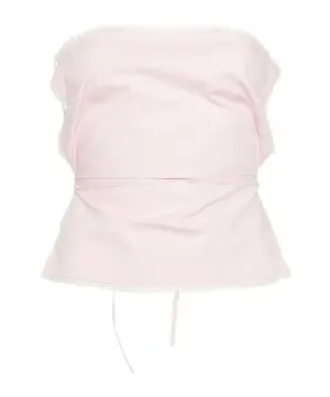 Msgm Criss-cross Tops