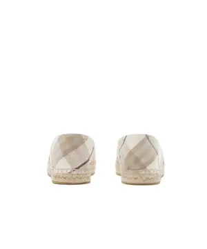 Burberry Checked Slip-on Espadrilles