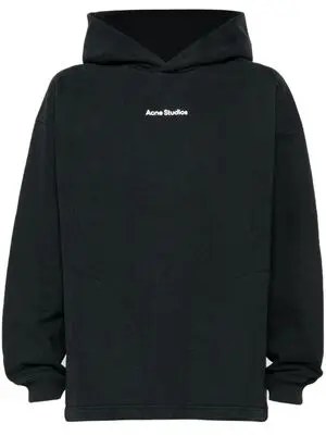 Acne Studios Oversized Logo Printed Hoodie