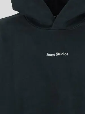 Acne Studios Oversized Logo Printed Hoodie