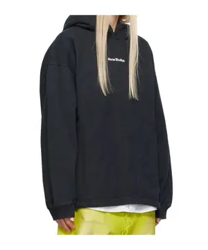 Acne Studios Oversized Logo Printed Hoodie