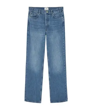 ANINE BING Mid-wash Wide-leg Jeans