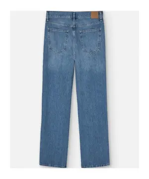 ANINE BING Mid-wash Wide-leg Jeans