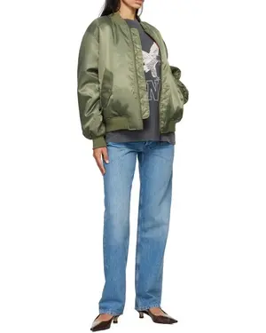 ANINE BING Mid-wash Wide-leg Jeans