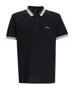Hugo Boss Logo Embroidered Short-sleeved Polo Shirt