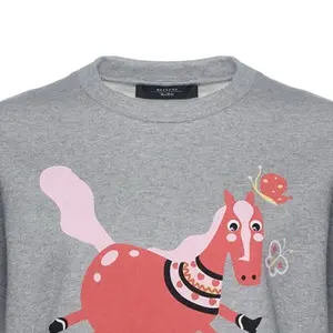 Max Mara Long Sleeve Printed Sweatshirt