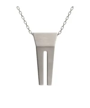 Rick Owens Trunk Charm Necklace - Gray